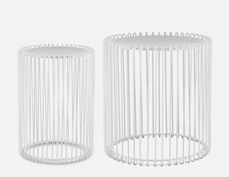 VERIA set of 2 nesting tables 45 cm and 41 cm | Structube