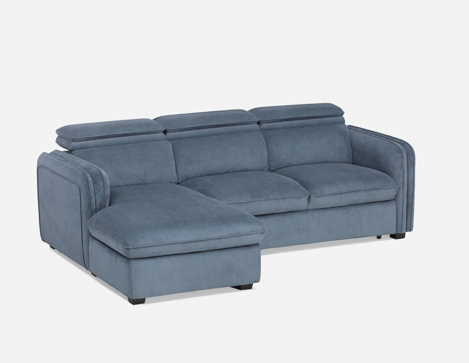 DEXTER left-facing sectional sofa-bed with storage | Structube
