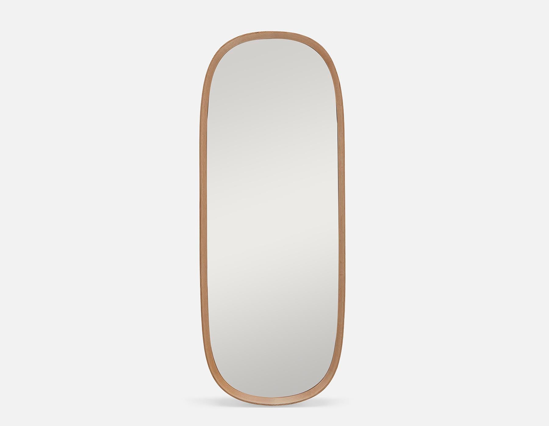 DONTE oak framed mirror 45 cm x 115 cm | Structube