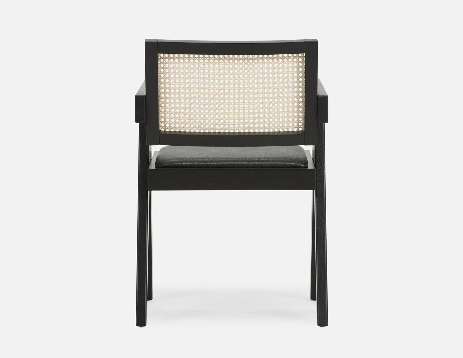 JOSS chaise de salle à manger en rotin naturel avec accoudoirs | Structube