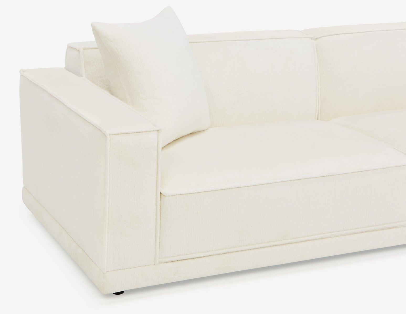 HILLARY modern low back 96" luxury sofa | Structube