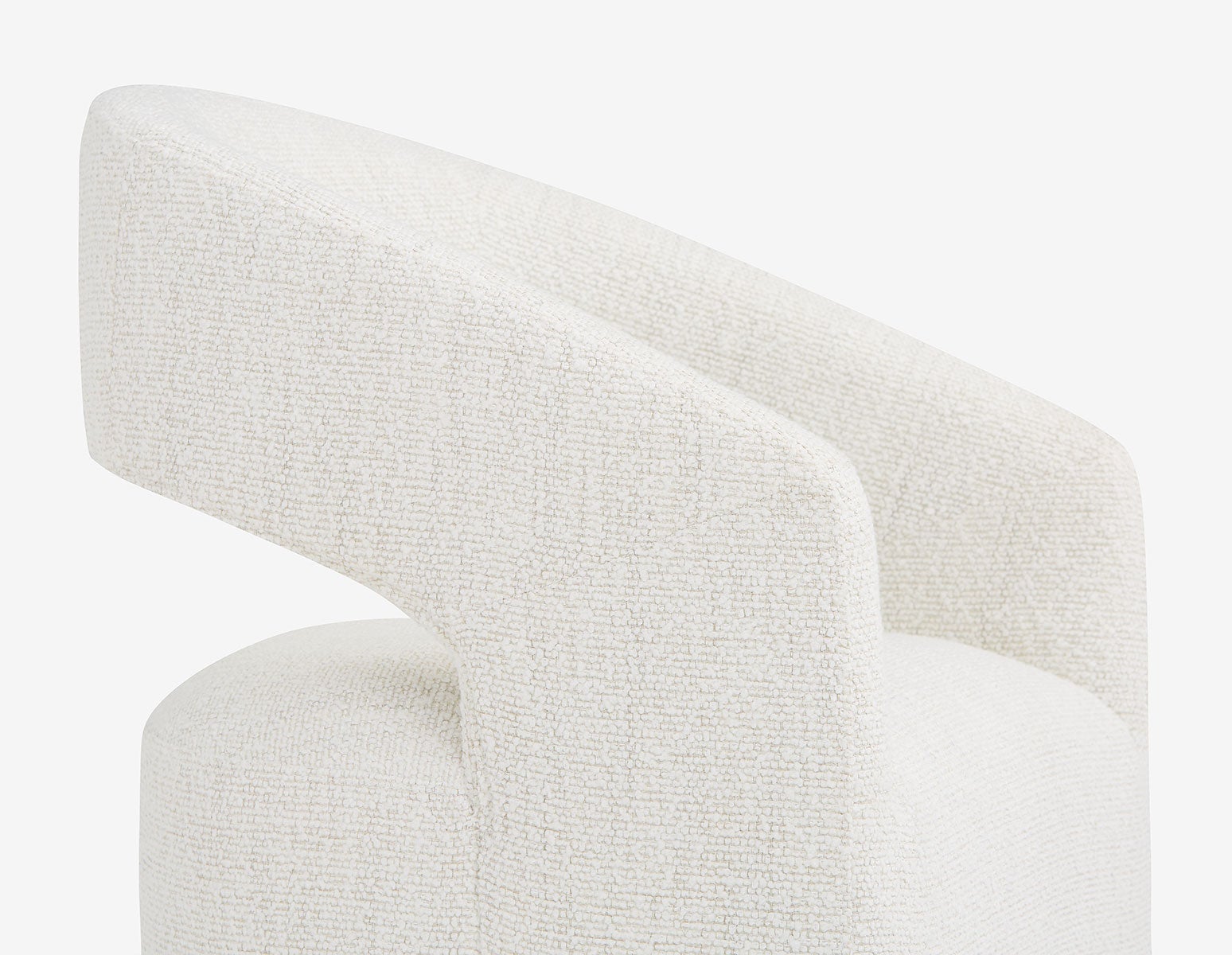 TIVOLI chaise de salle à manger à roulettes moderne contemporaine ...