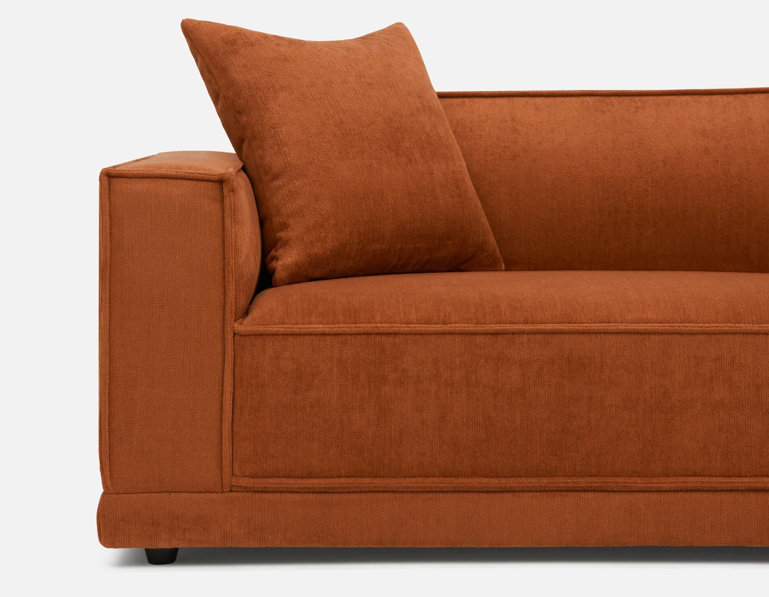 HILLARY modern low back 96" luxury sofa | Structube